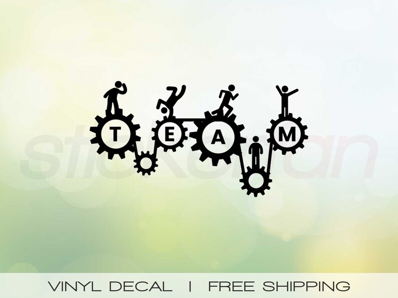 Teamwork Office Wall Decal Meeting Room Wall Decor Company | Etsy