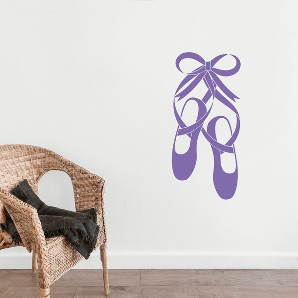 Ballet Shoes Wall Decal - Etsy