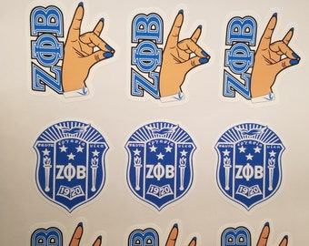 Zeta Phi Beta Zetas Paraphernalia Sticker - Etsy