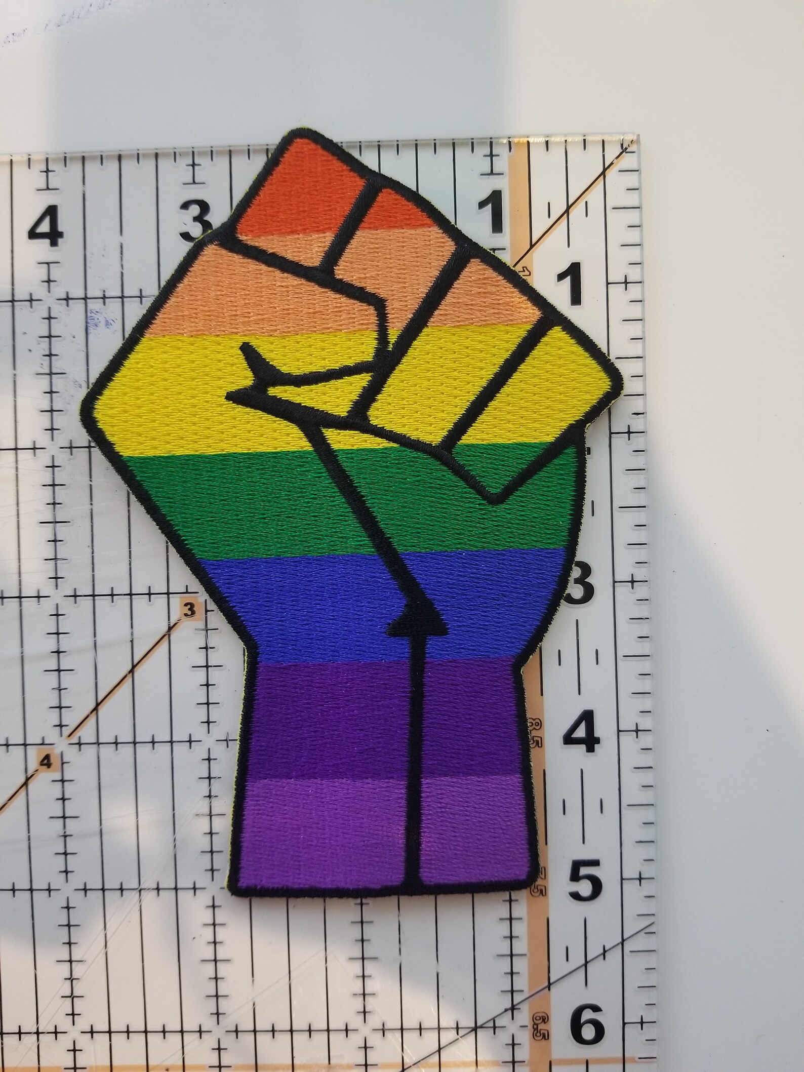 5" LGBT Pride Fist (buy Any 2 Patches @11.99 Each and Get 1 Free ...