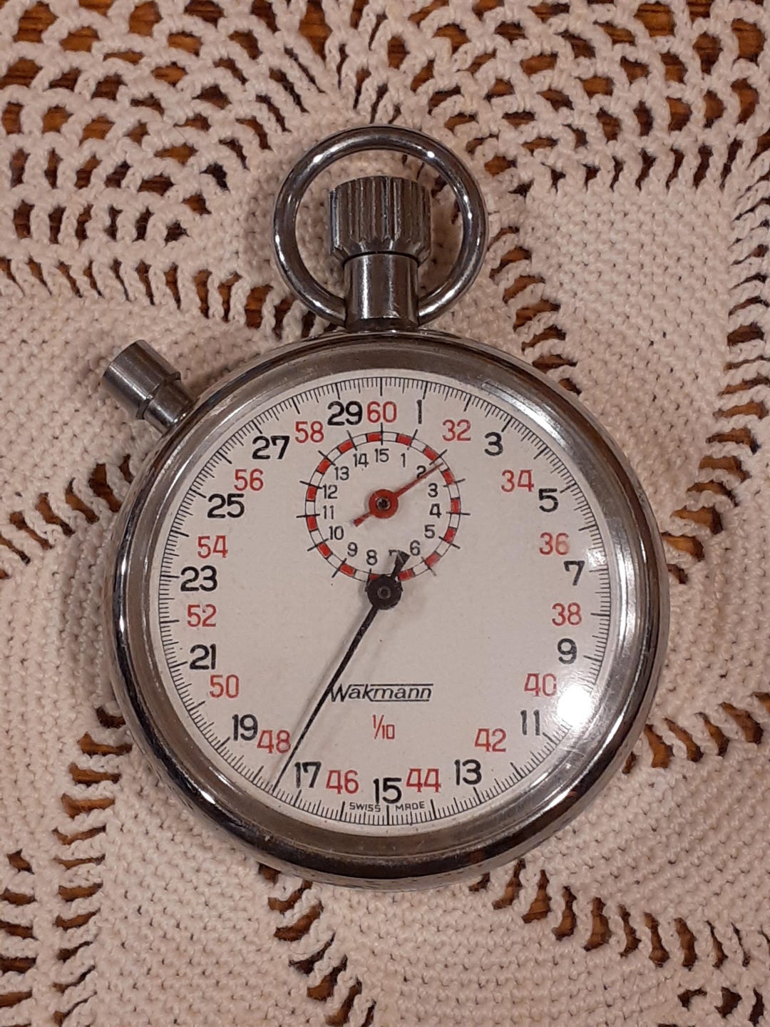 Vintage 1960's Wakmann Swiss Stopwatch - Etsy