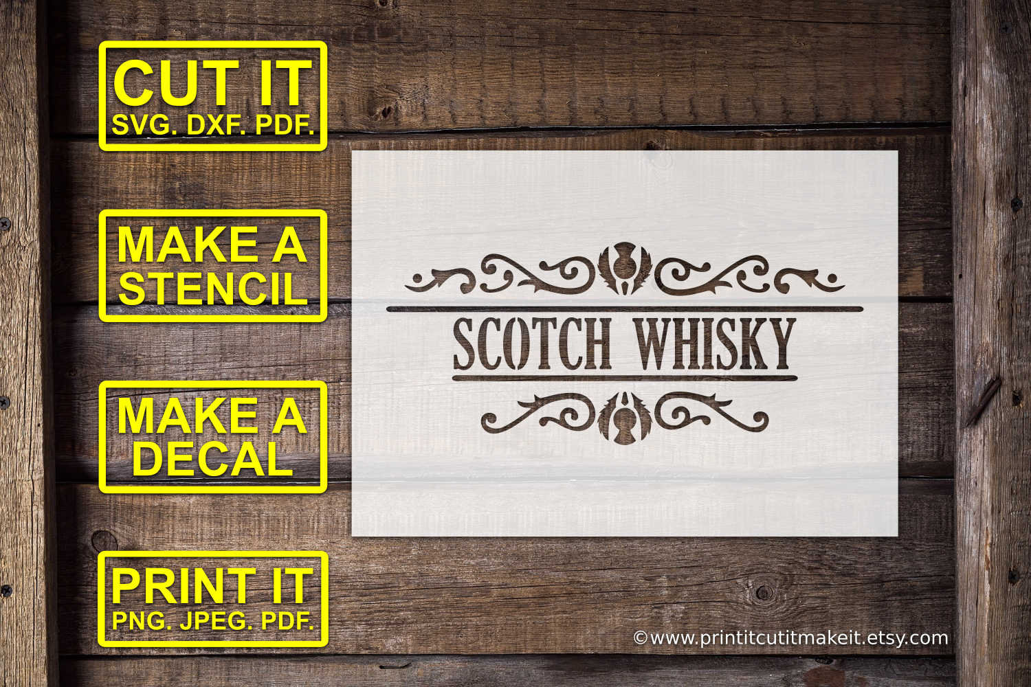 Scottish Scotch Whisky Sign SVG DXF Png Jpeg Pdf Vintage - Etsy UK