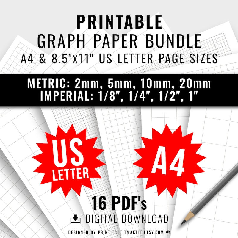 Graph Paper - Etsy
