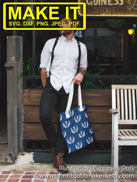 Scottish Thistle SVG DXF Png Jpeg Pdf Cutting Files Clipart | Etsy