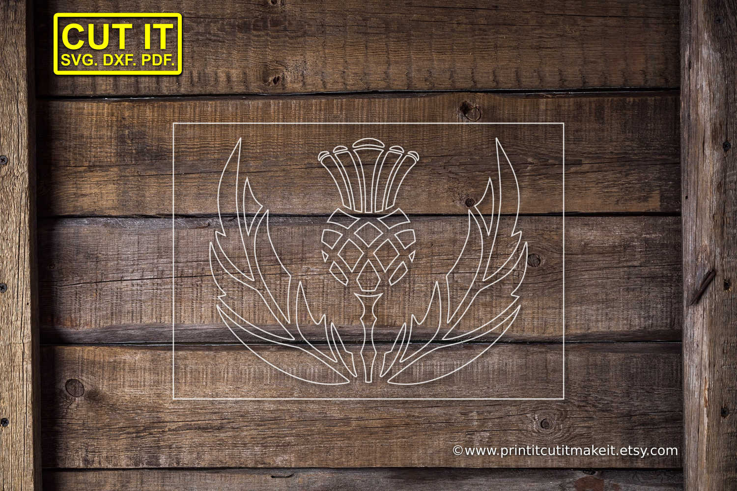 Scottish Thistle SVG DXF Png Jpeg Pdf Cutting Files Clipart - Etsy Israel