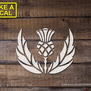 Scottish Thistle SVG DXF Png Jpeg Pdf Cutting Files Clipart | Etsy