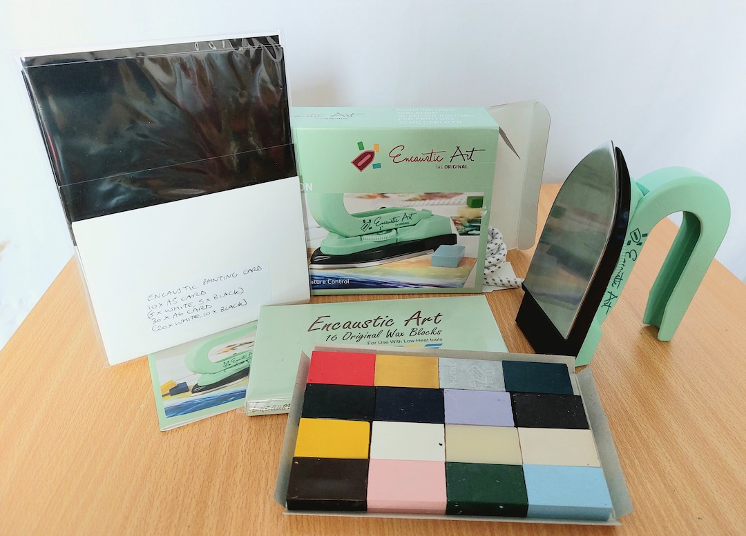 Encaustic Wax Art 'painting With an Iron' Starter Kit - Molten ...