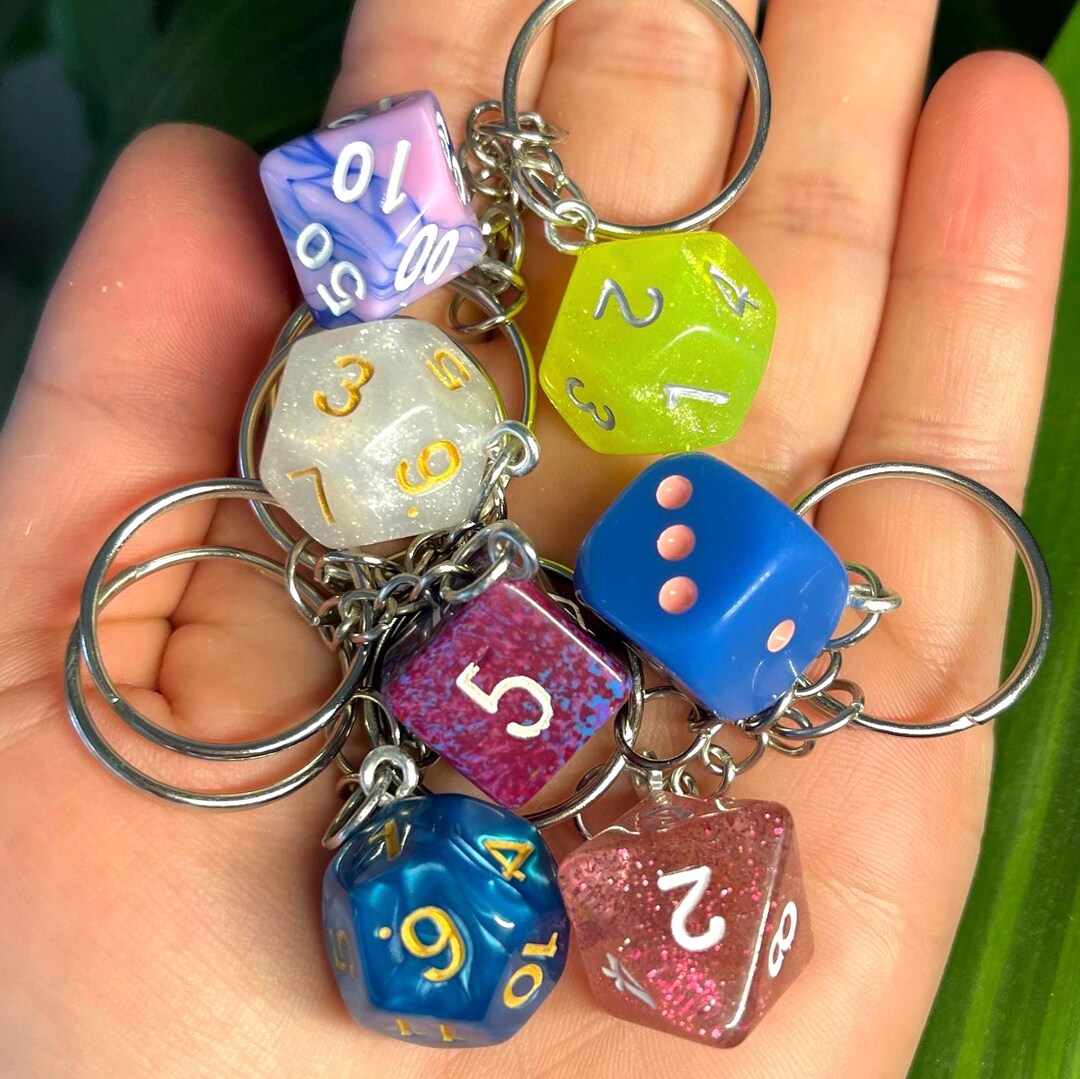Magic Dice Keychains - Etsy