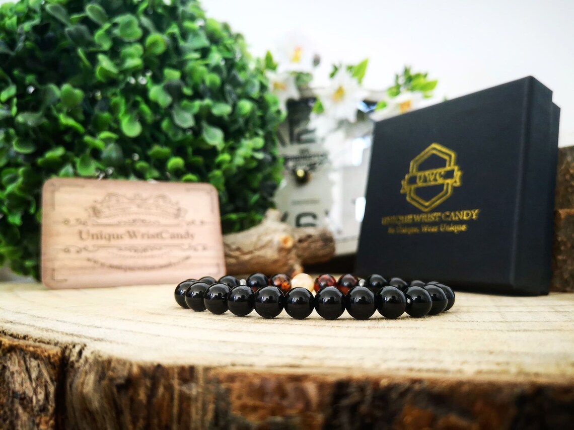 Black Widow Marvel Bracelet, Marvel Gift Beaded Bracelet, Black Widow ...