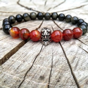 Men's Hellboy Beaded Bracelet, DC Comics Bracelet, Hero Bracelet, Gift ...