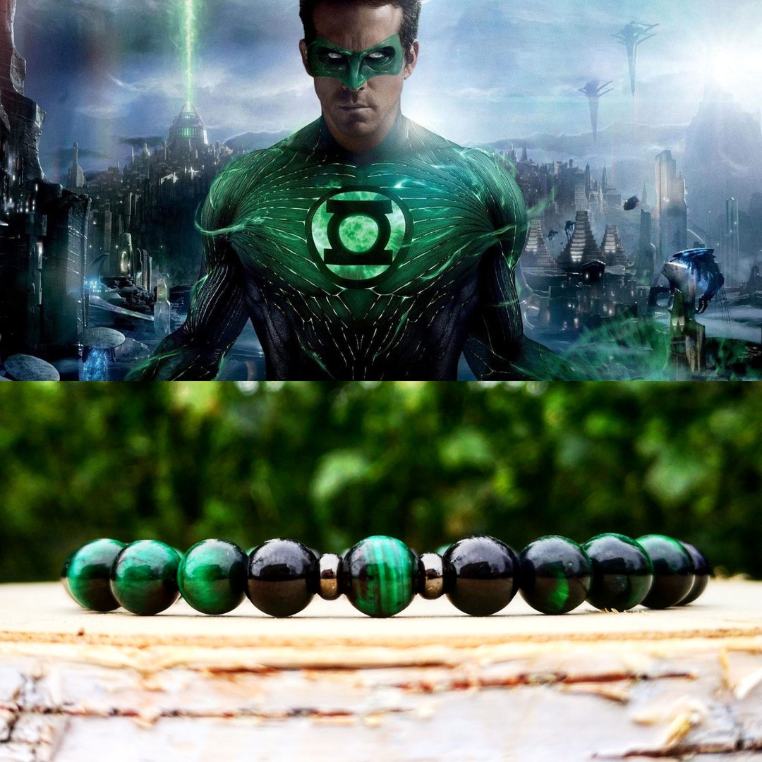 Green Lantern Bracelet, DC Comics Bracelet, Bracelet for Men, Gift for ...
