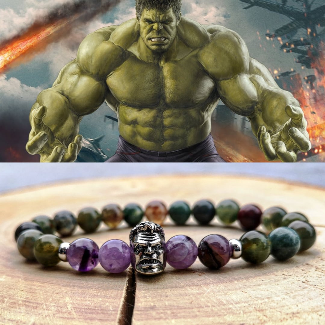 Hulk Bracelet, Marvel Bracelet, Bracelet for Men, Gift for Him ...