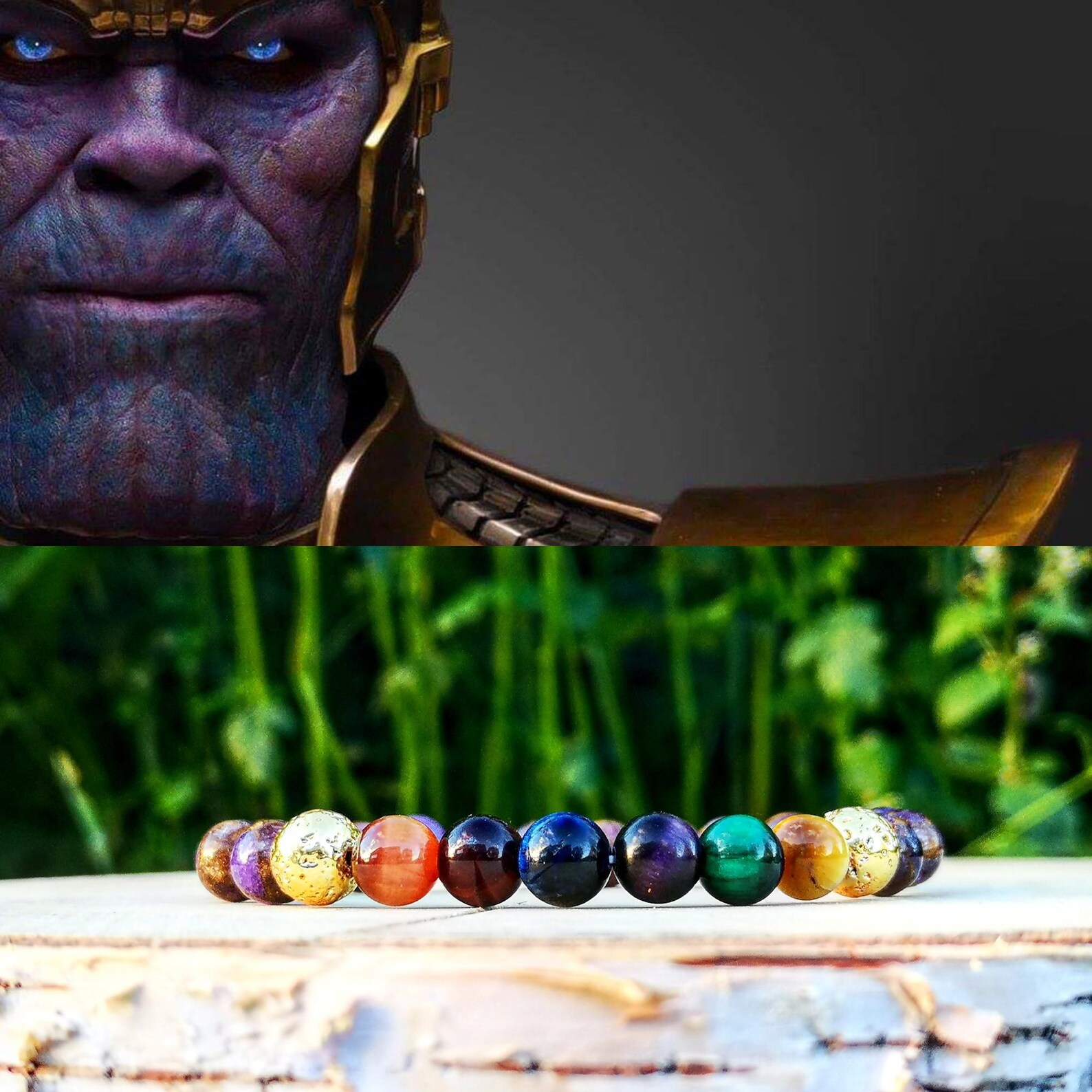 Infinity Bracelet Infinity Stones Thanos Marvel Bracelet | Etsy
