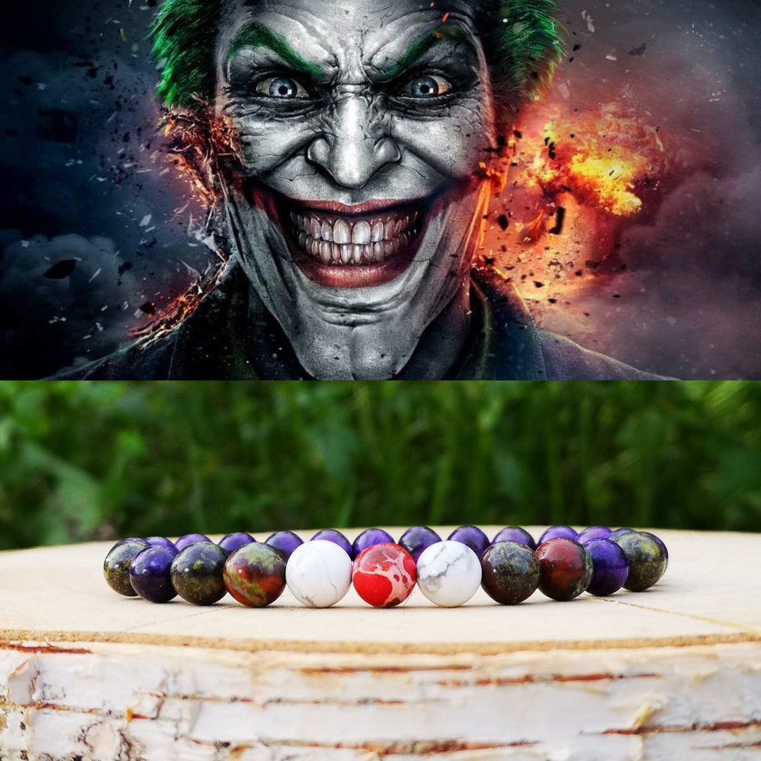 The Joker Bracelet, DC Comics Bracelet, Bracelet for Men, Gift for Him ...
