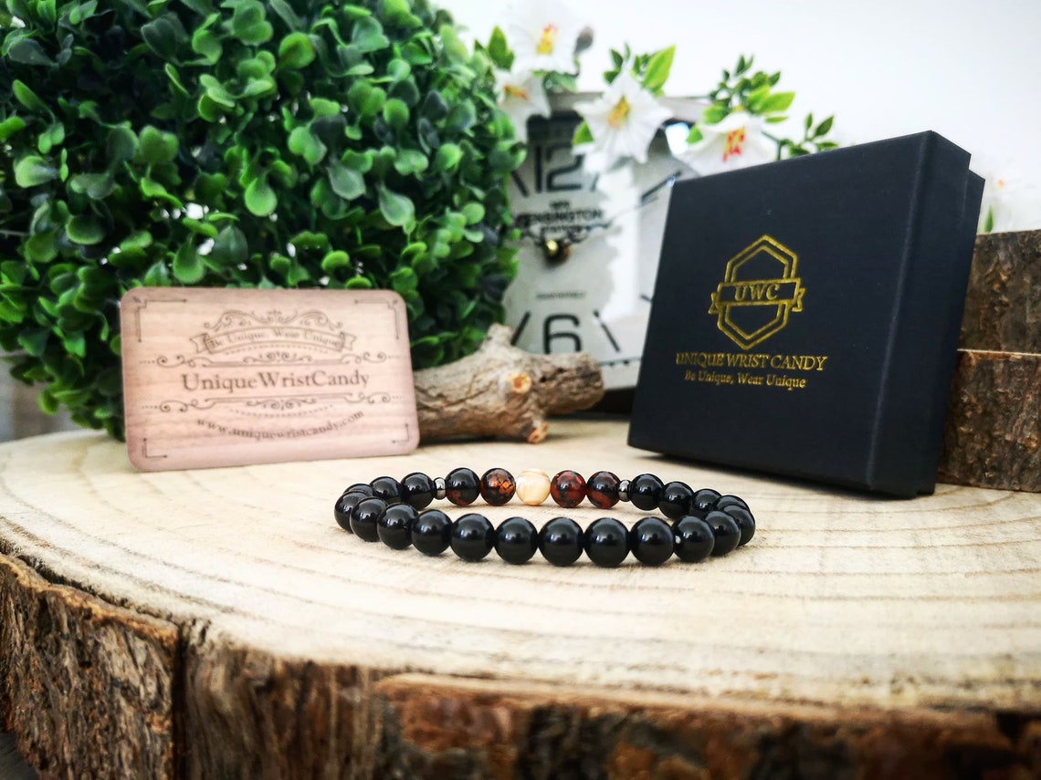 Black Widow Marvel Bracelet, Marvel Gift Beaded Bracelet, Black Widow ...