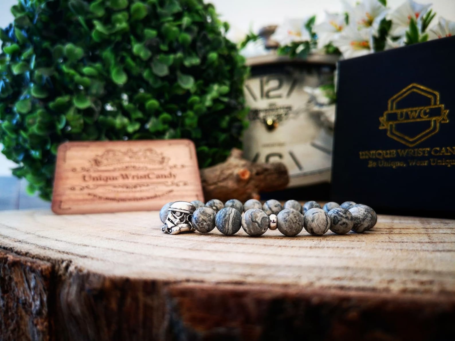 Stormtrooper bracelet Star Wars beaded bracelet Bracelet for | Etsy