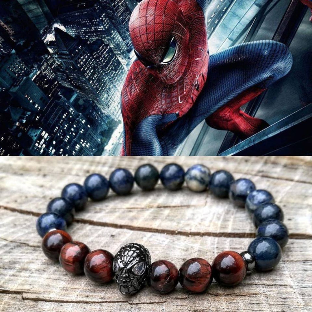 Spiderman, Spiderman Bracelet, Marvel Bracelet, Hero Bracelet, Mens ...