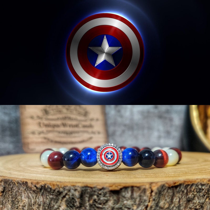Captain America Jewelry - Etsy