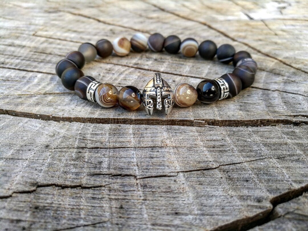 Men Helmet Bracelet, Gladiator Bracelet, Spartan Helmet Bracelet ...