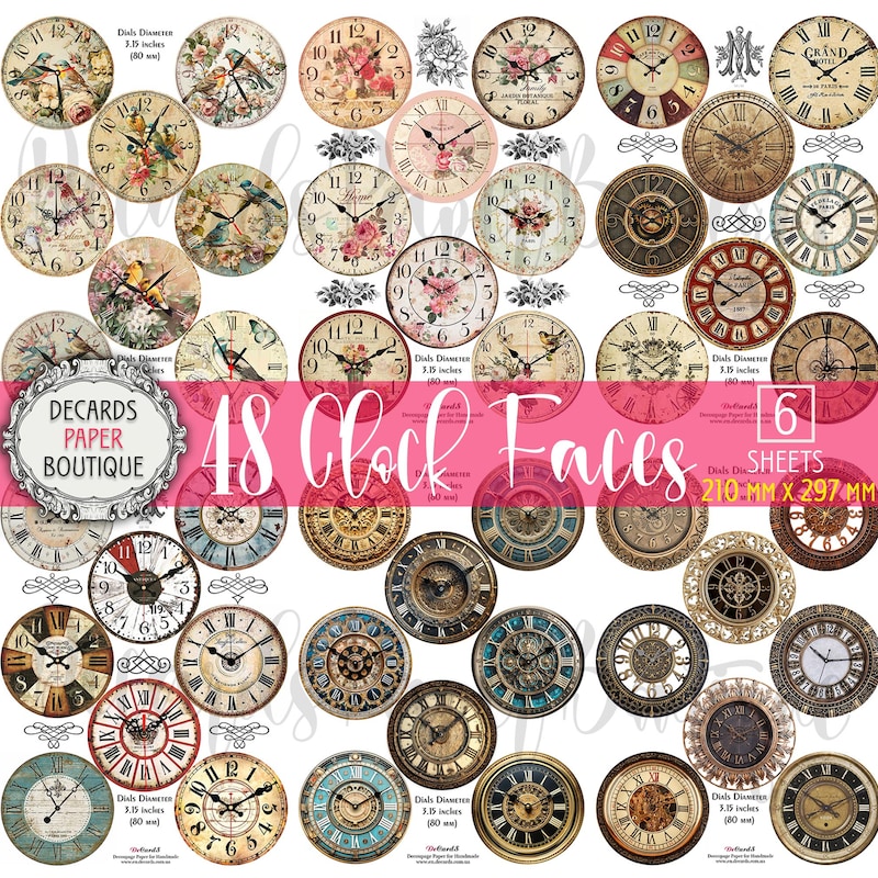 Decorative Wall Watch - Etsy