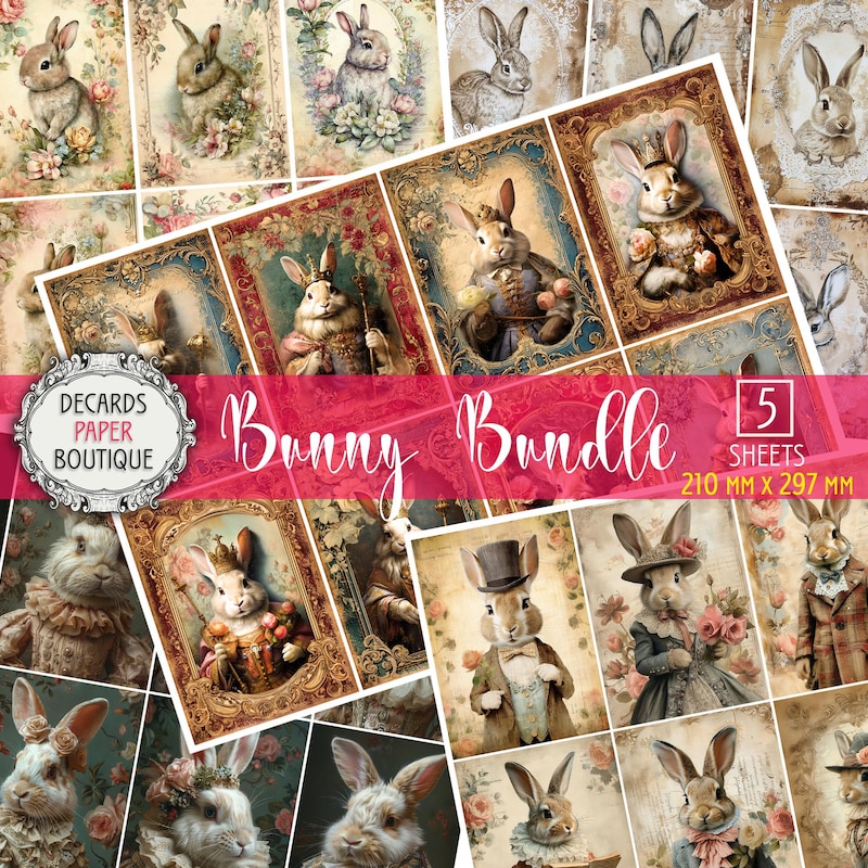 Vintage Style Card - Etsy