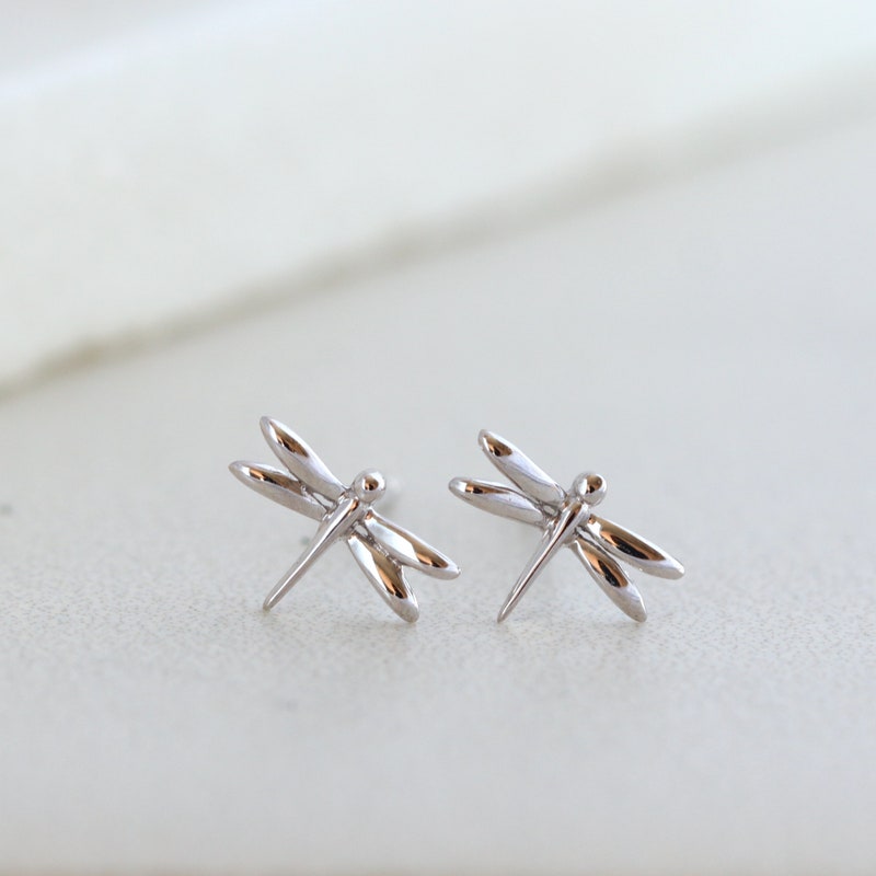 Dragonfly Studs - Etsy
