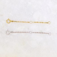 White Gold Necklace - Etsy