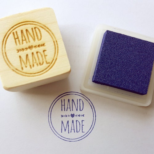 Handmade Stamp: Laser Cut Stampstamp for Tags Rubber Stamp - Etsy