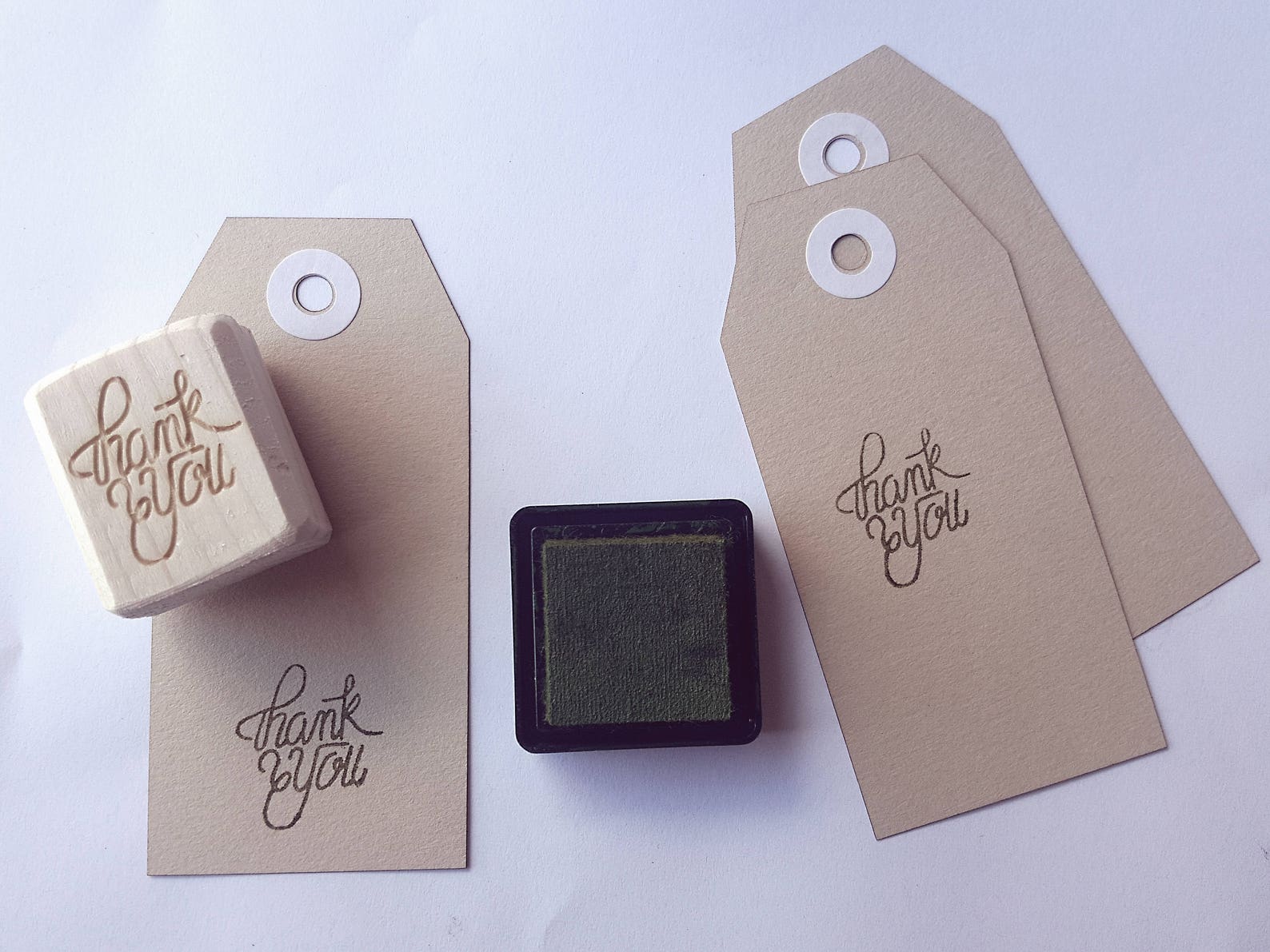 Tank You Stamp: Laser Cut Stamp Stamp Tags Rubber Stamp | Etsy