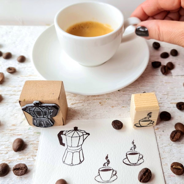 Coffee Cup Stamp - Etsy