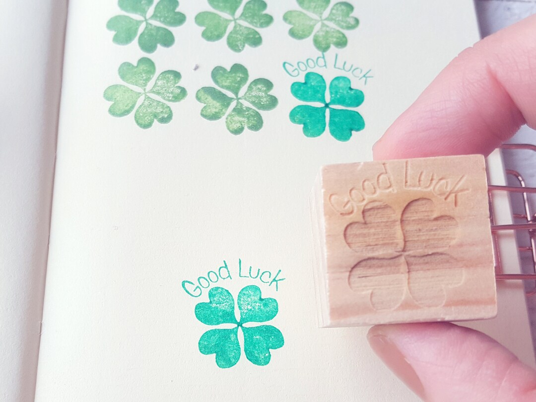 Four-leaf Clover, Good Luck, Stamp for Labels, Stamp Decorations, for ...