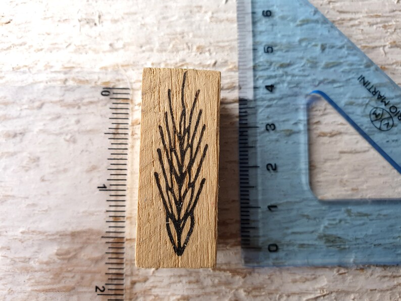 Wheat Sheaf Stamp, a Stamp With an Ear of Corn, to Draw Nature in Your ...