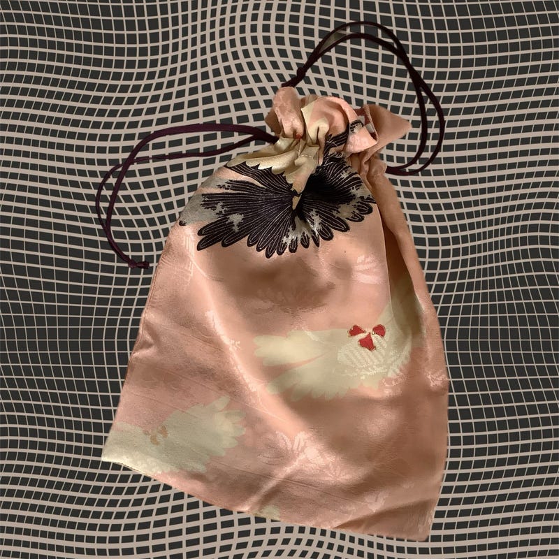 Silk Drawstring Kimono - Etsy