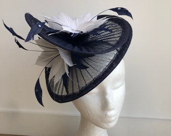 Navy Wedding Hat | Etsy