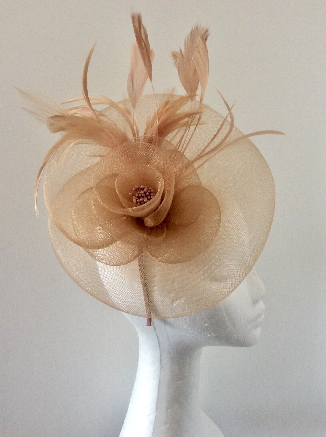 Gold Fascinator Bronze Fascinator Fascinators Fascinator - Etsy UK