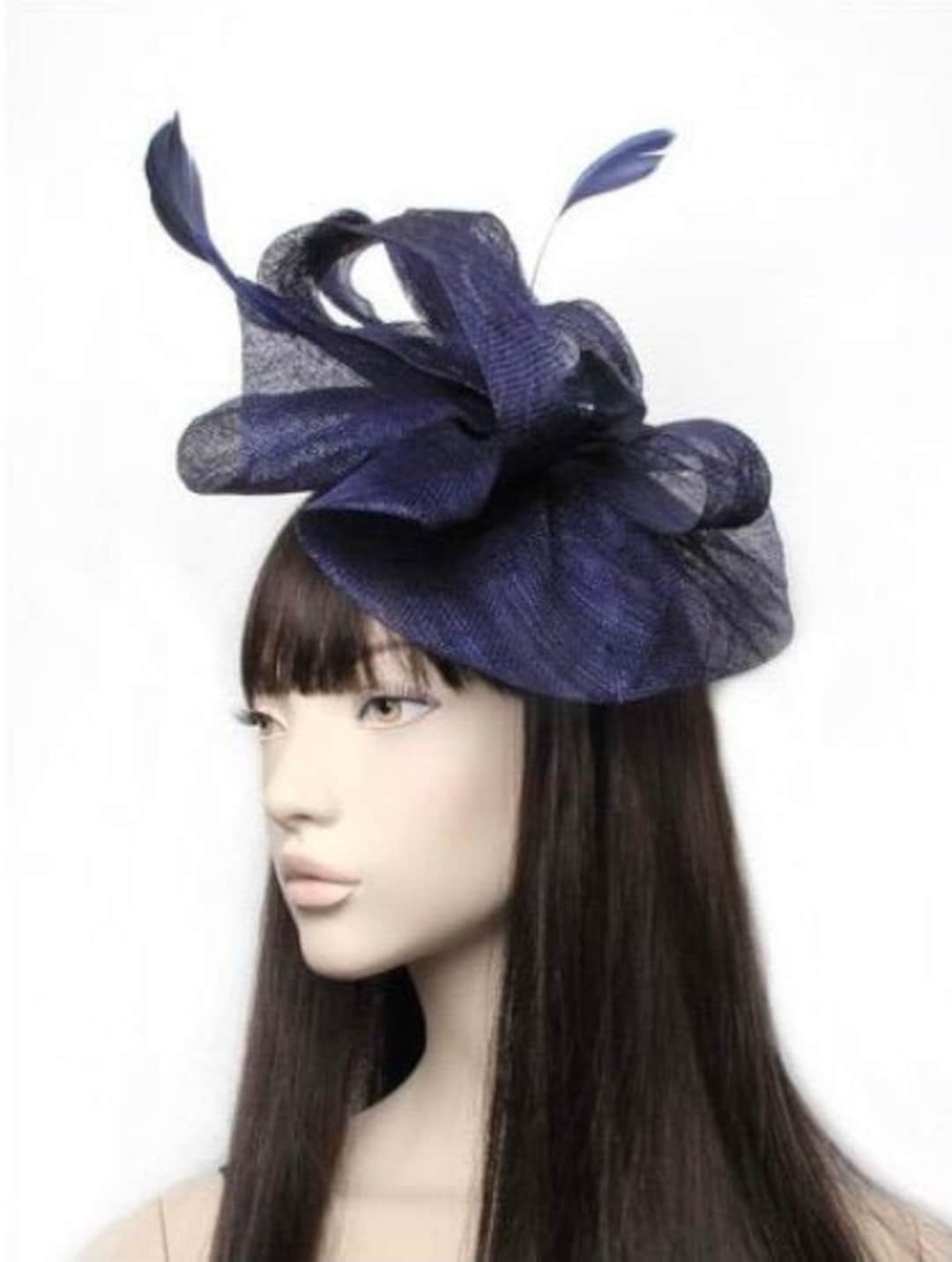 Navy, Blue, Dark Blue, Fascinator, Hat, Fascinators, Fascinator Hat ...
