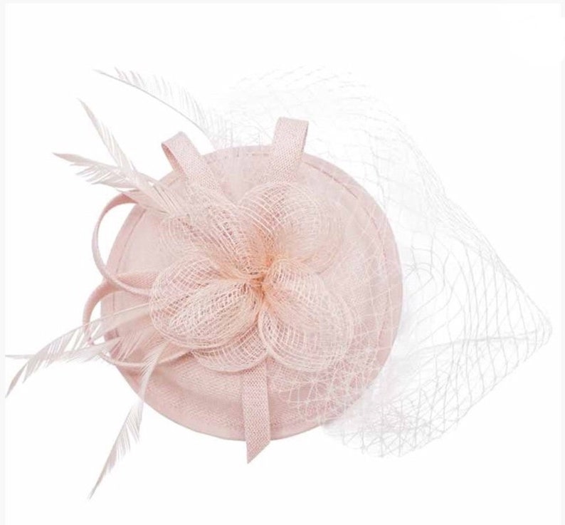 Blush Fascinator Baby Pink Fascinator Light Pink Fascinator - Etsy Blush Fascinator Baby Pink Fascinator Light Pink Fascinator - Etsy