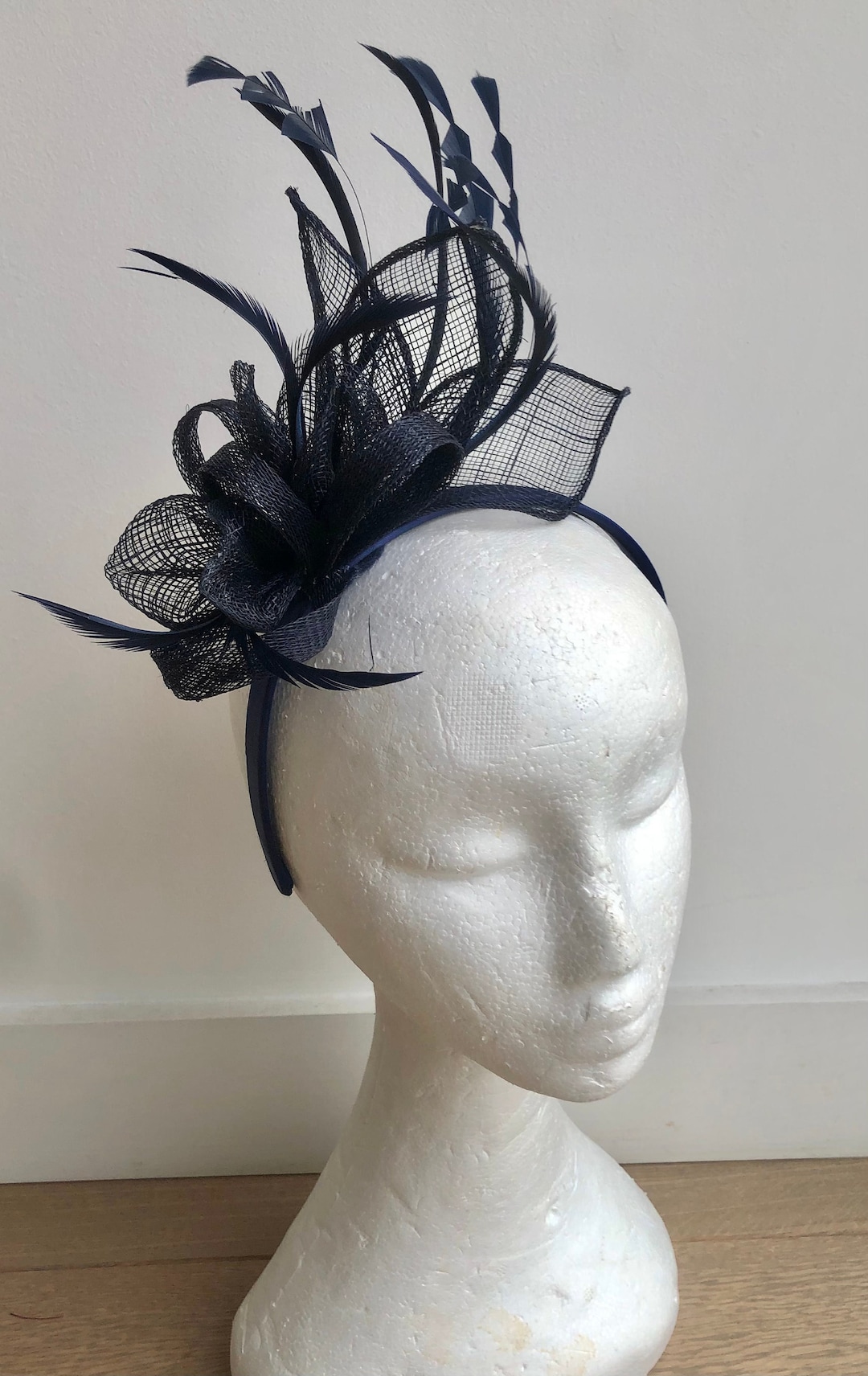 Navy, Blue, Dark Blue, Fascinator, Hat, Fascinators, Fascinator Hat ...