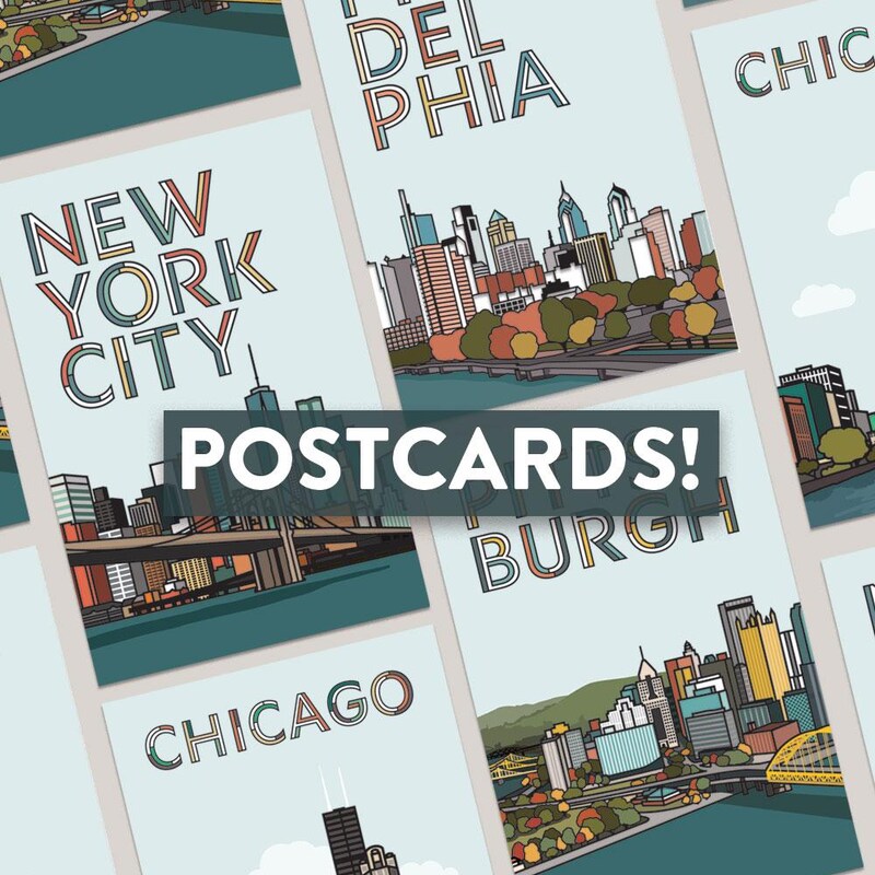 Chicago Postcard - Etsy