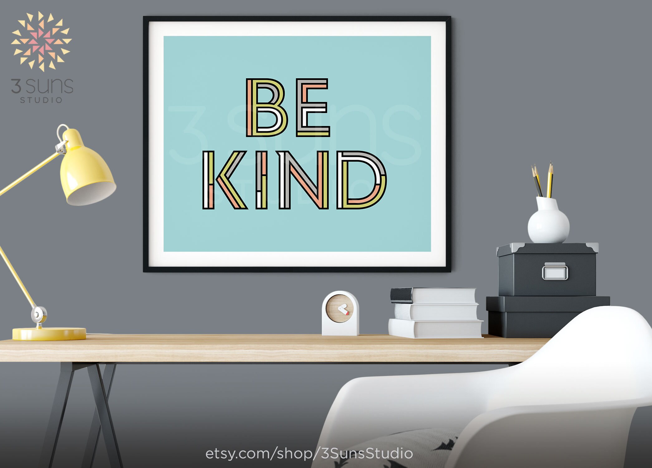 Be Kind Art Print | Be Kind Wall Art | Inspirational Wall Art | Be Kind ...