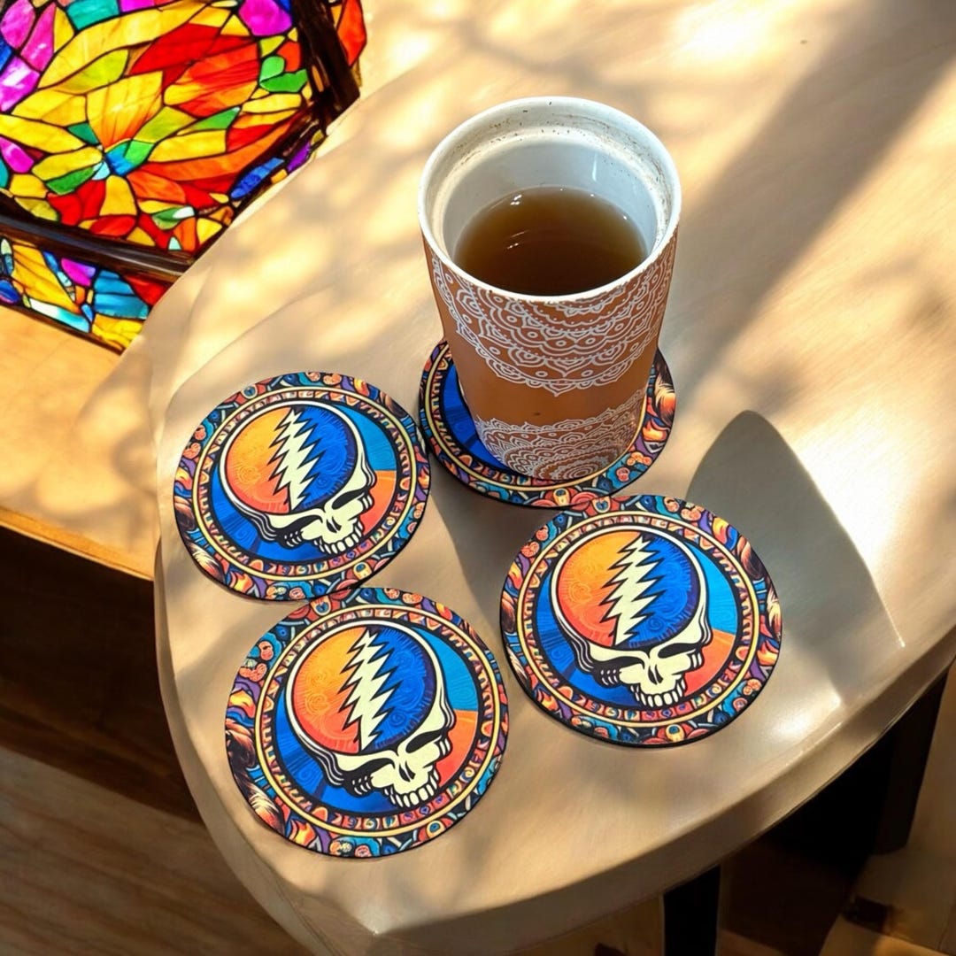 Stealie Coasters Hot/cold Drink Coaster Set of 4 - Etsy