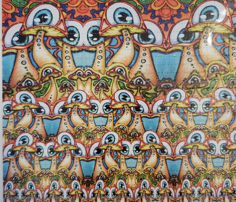 Blotter Art/zane Kesey/3 Assorted - Etsy