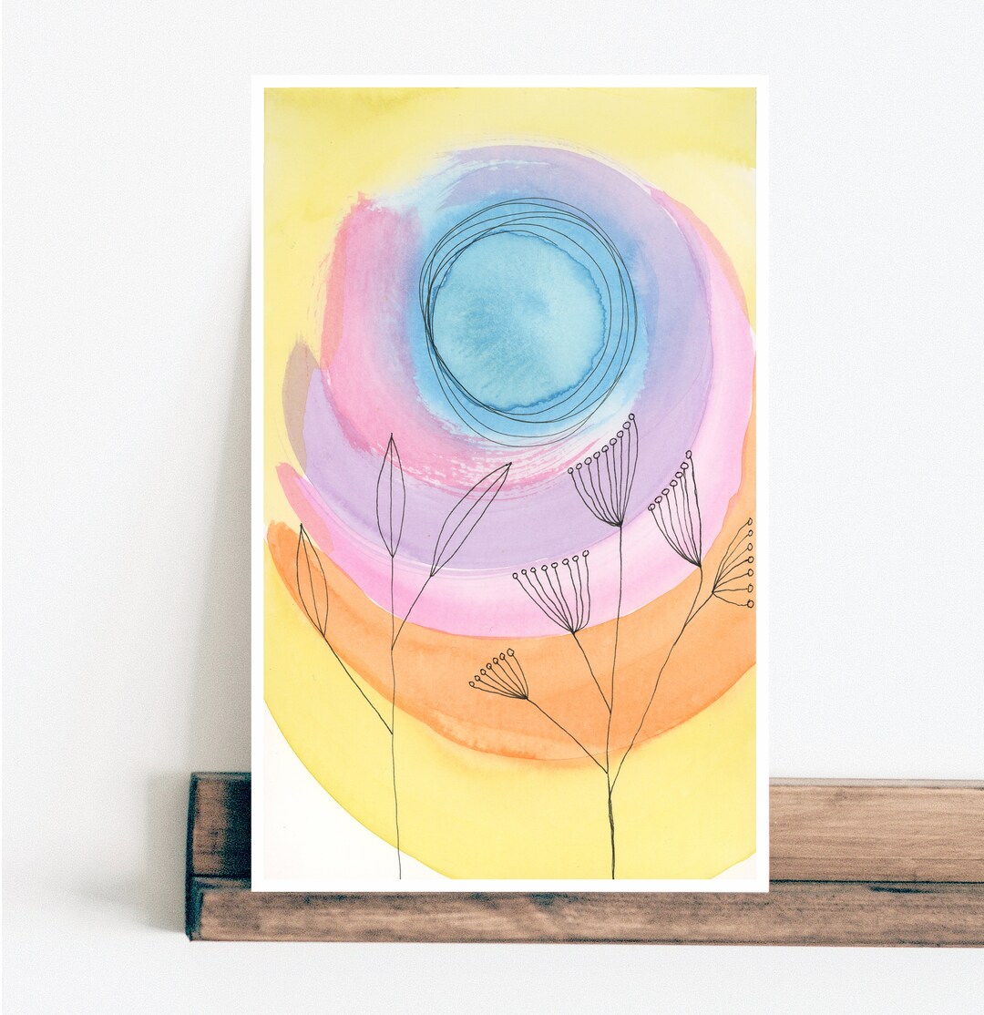 Water & Ink - Art Print - Etsy