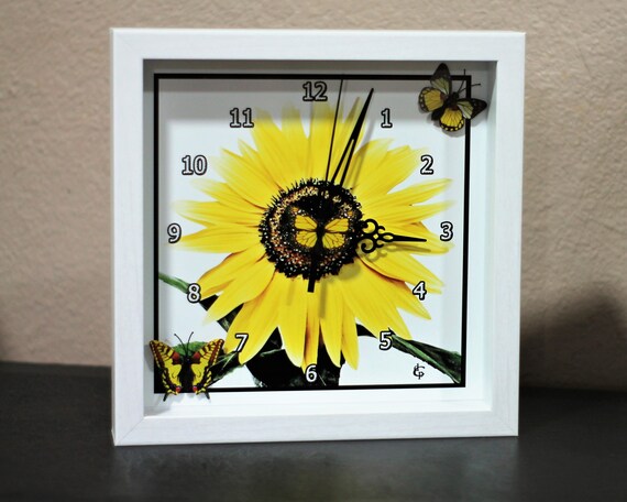 3D Butterfly Clock - Etsy