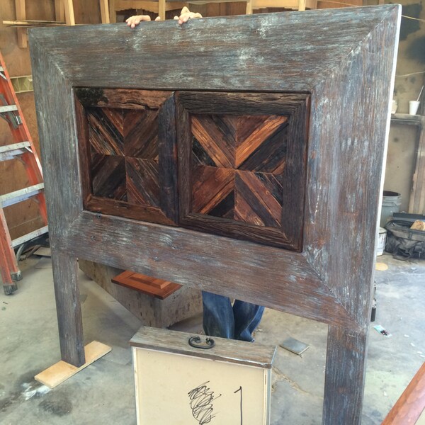 Distressed Headboard - Etsy