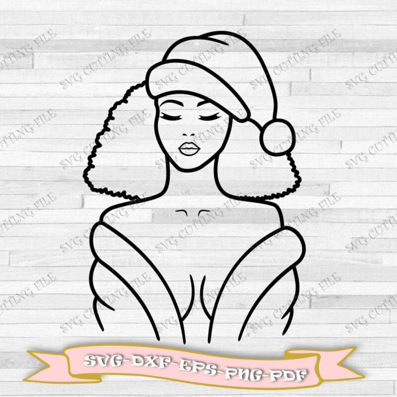 Outline Black Woman - Etsy