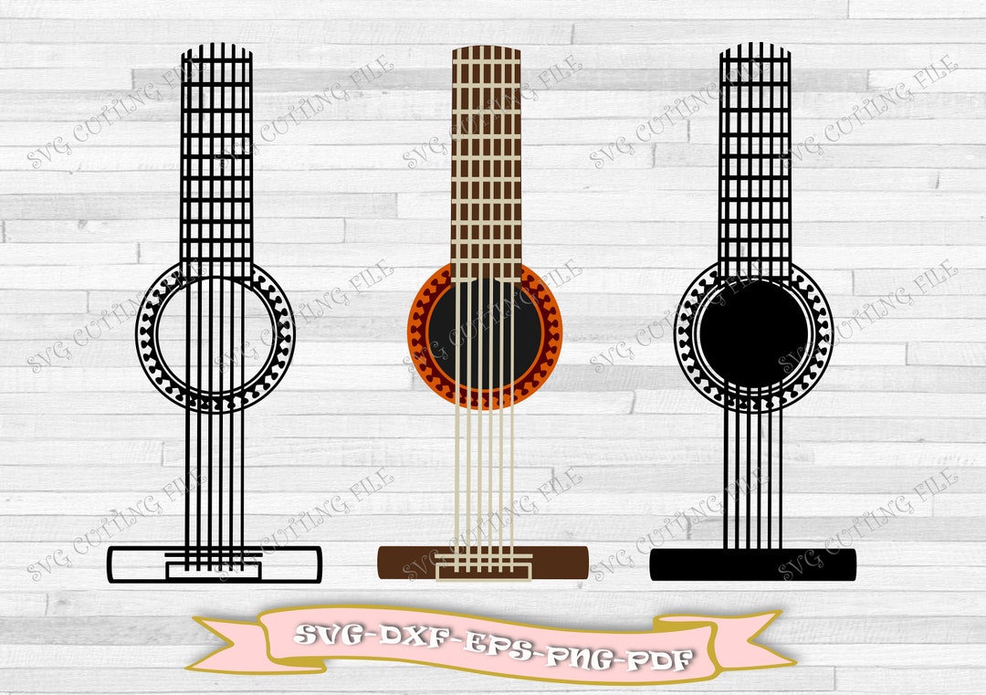 Guitar Strings Svg, Dxf, Png, Pdf, Eps, Download Format, Classical ...