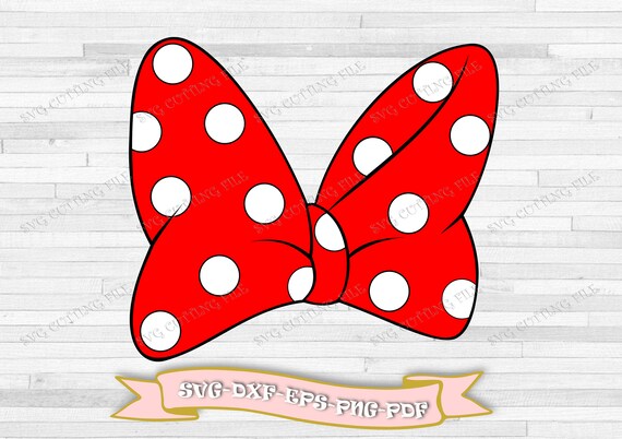 Minnie Mouse Svg Bow Staple Svg Bow Ribbon Svg Clip Art In Etsy
