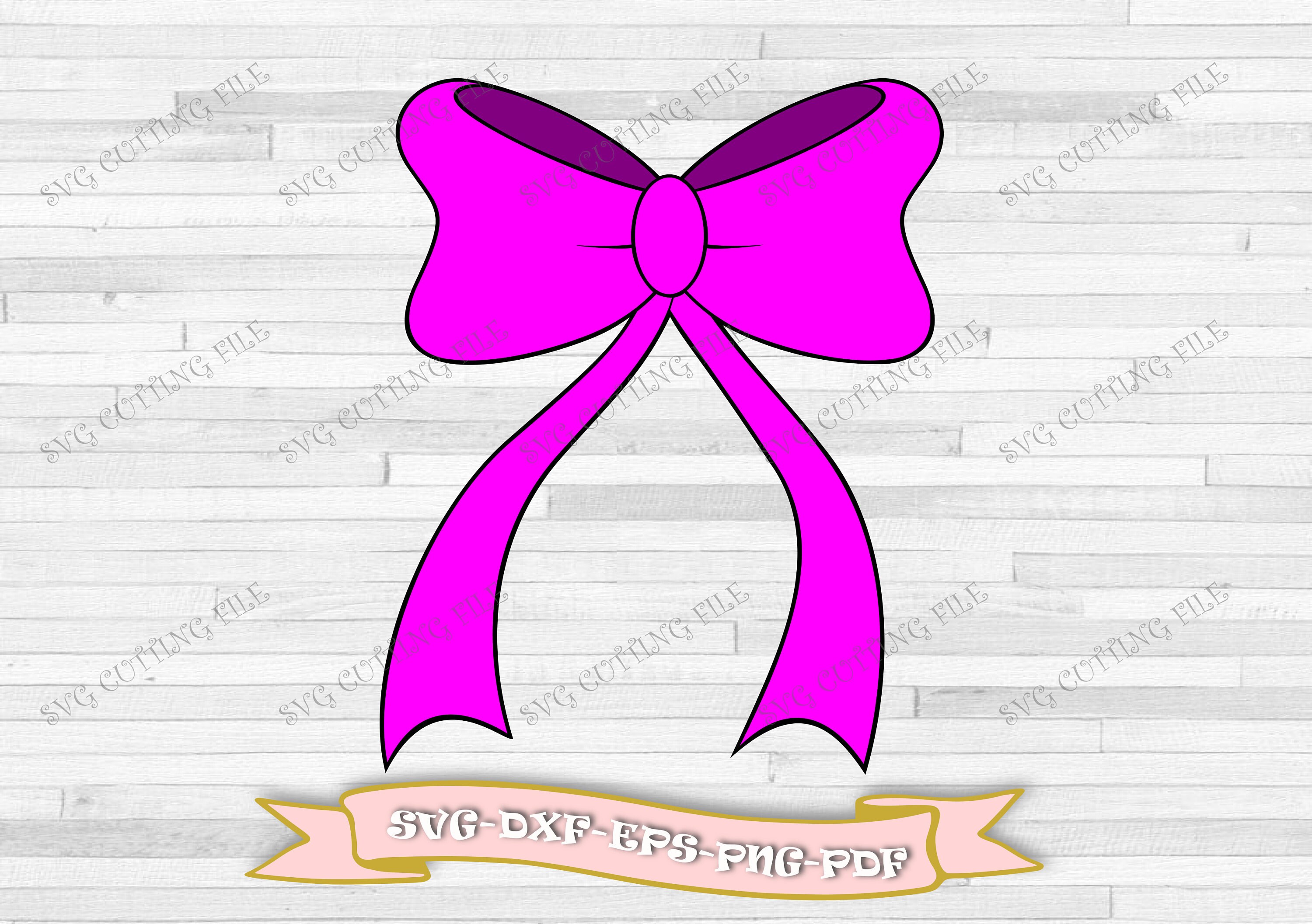 Fiocco svg, nastro fiocco svg, sagoma clip art, download in formato svg ...