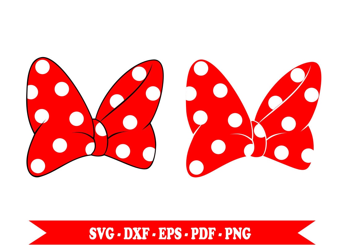 Clip Art Fiocco Rosso Di Minnie Mouse